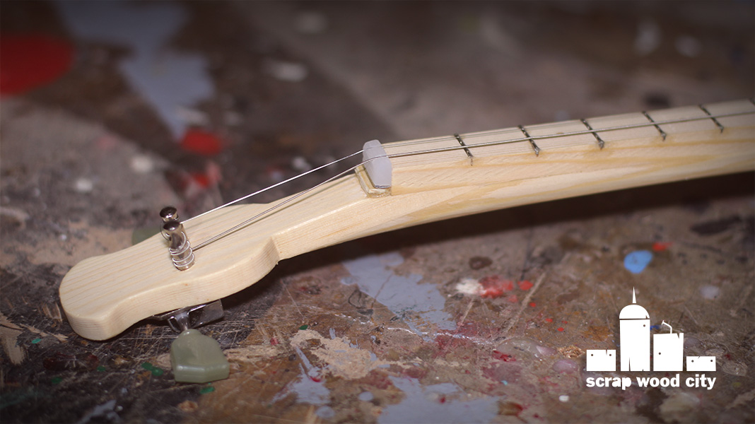scrap wood city: How to make a 2 string musical instrument out of ...