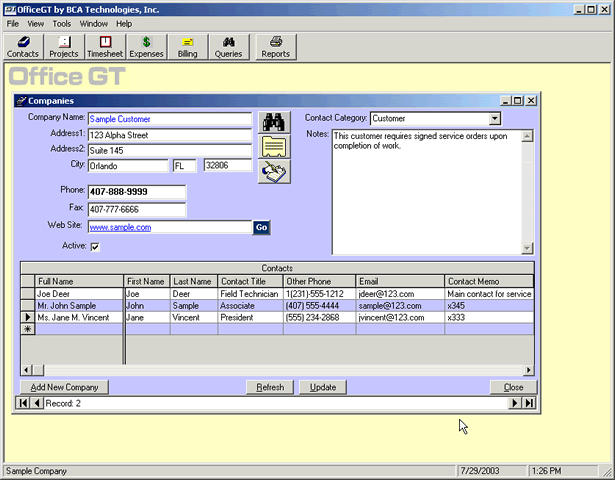 CRM, Customer Relationship Managment And Contact Manager Software