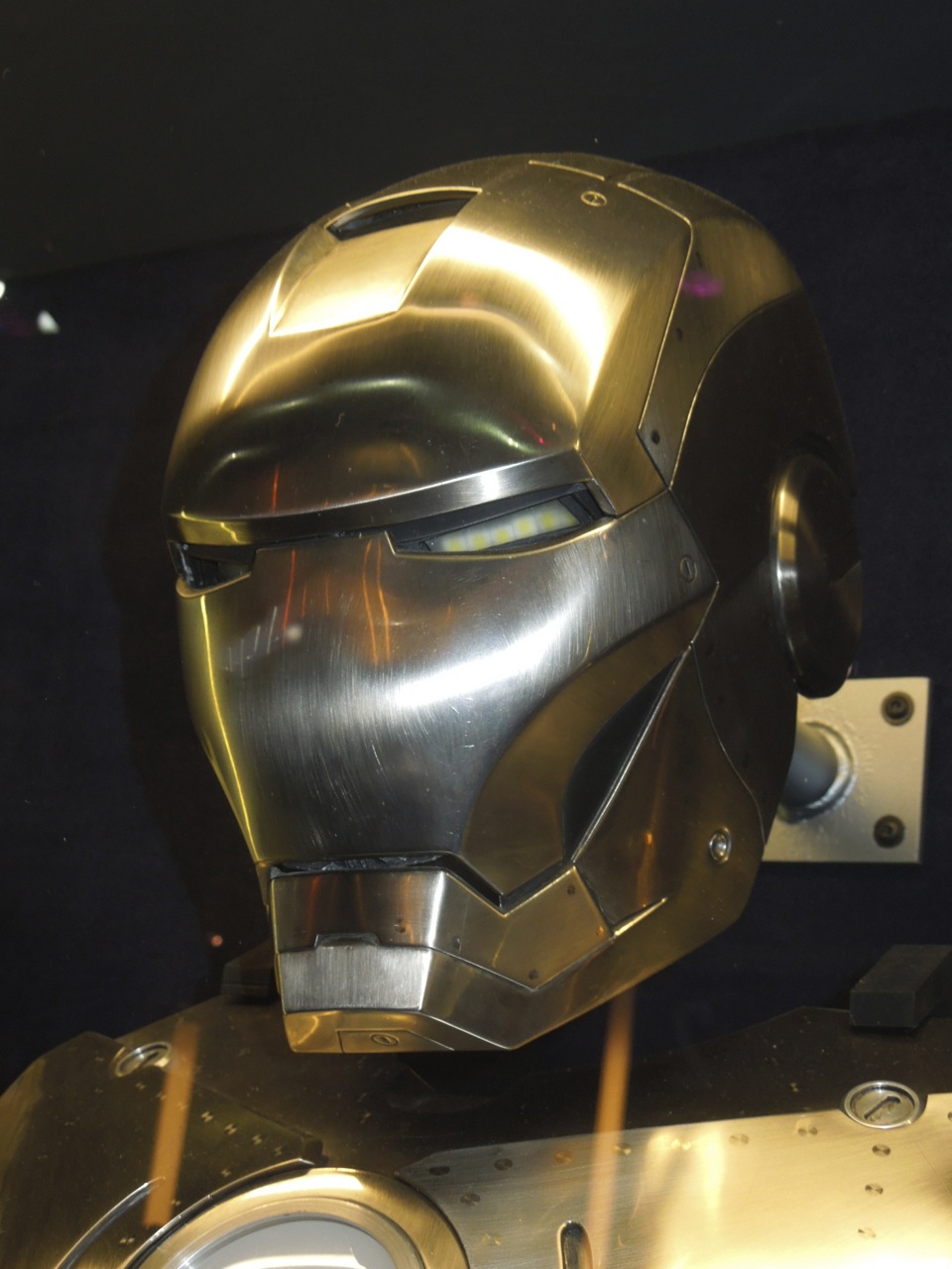 Hollywood Movie Costumes and Props: Iron Man 3 Mark II suit on display ...