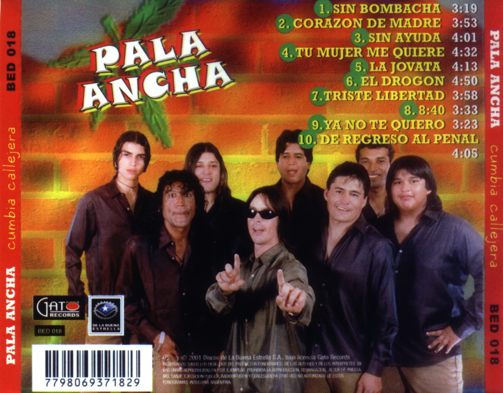 La Mejor Cumbia Villera: Pala Ancha - Cumbia Callejera (2001)