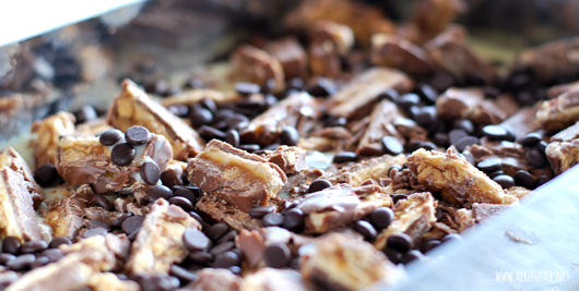 Herzfutter | Food-Blog : Double Chocolat Snickers Bars