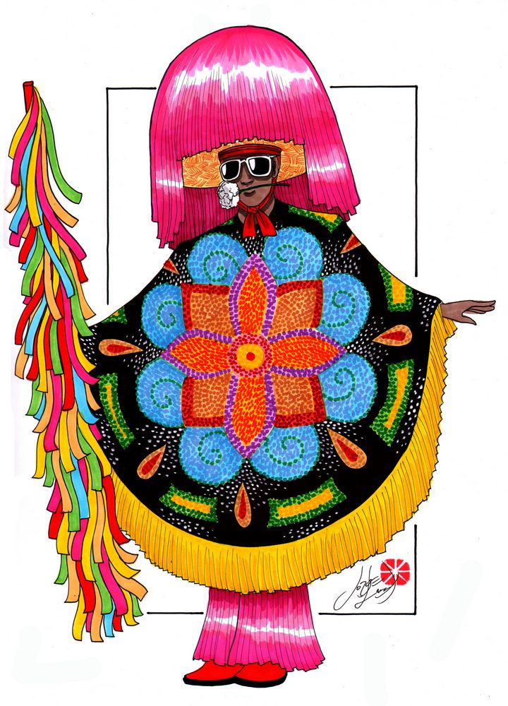 Jorge Luiz: Caboclo de lança - Maracatu rural - Pernambuco