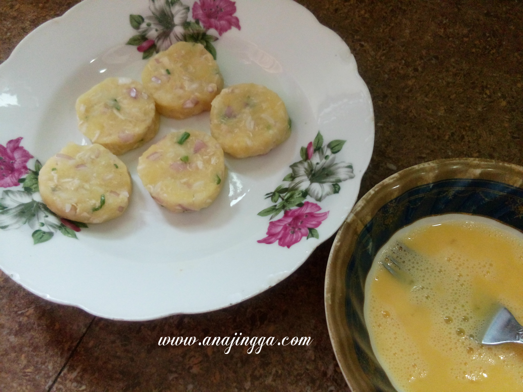 Menu Recycle Bergedil Ayam Mudah