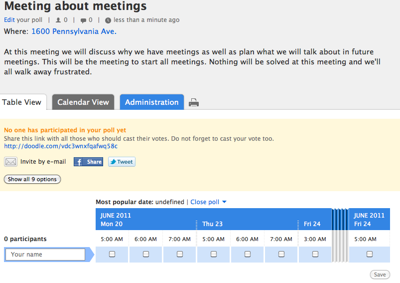 Doodle - Easy Group Scheduling - Free Technology For Teachers