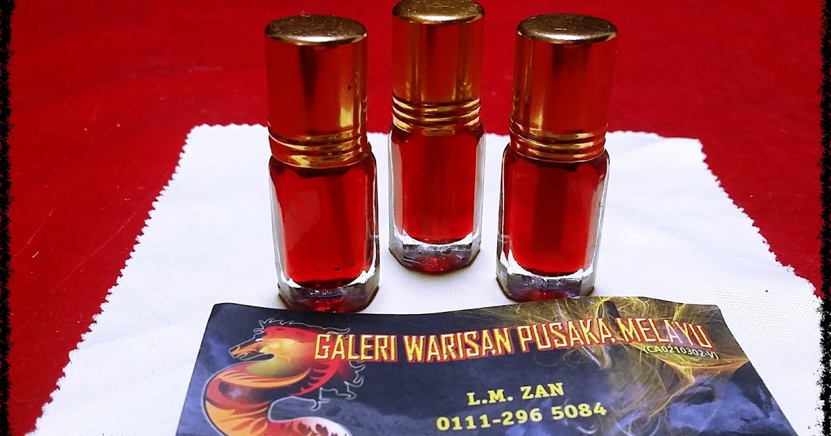 SELANGKAH KE ALAM MISTIK: MINYAK ZAFARON MERAH