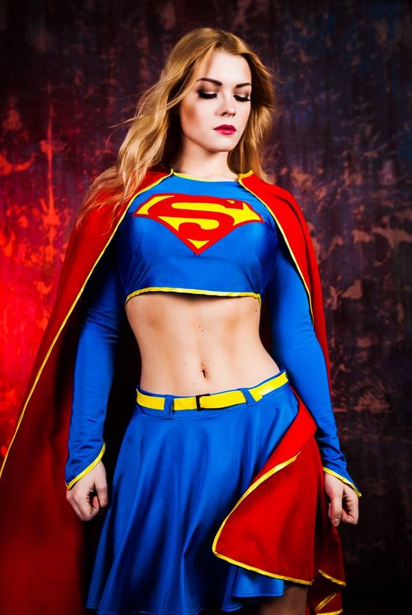 Xplosion Of Awesome Supergirl By Irina Pirozhnikova