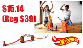 Hot Wheels Track Builder Stunt Bridge Set $15.14 (Reg $39.99) + Free ...