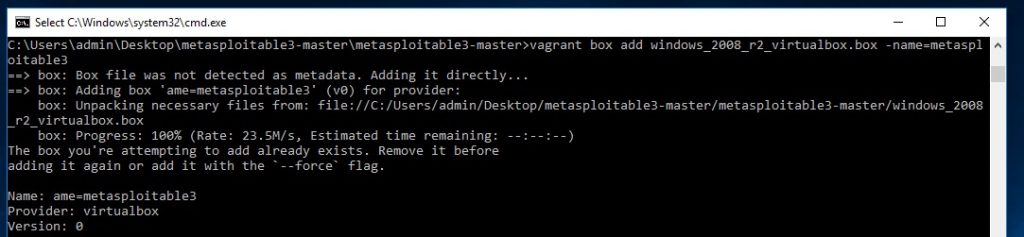 How To Install Metasploitable 3 On Windows 10