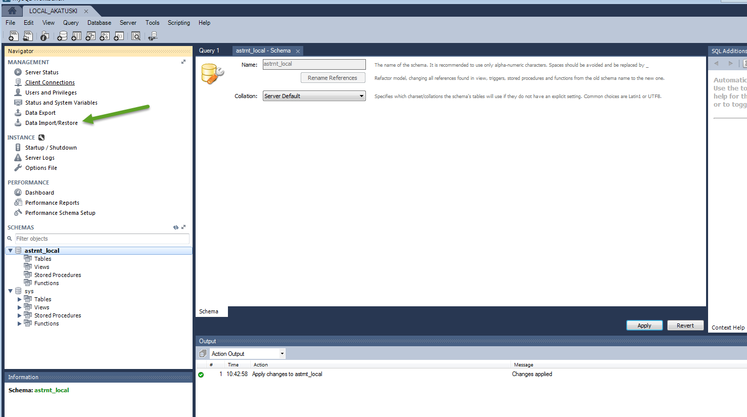 Dimensi TutupBotol: Importing mysql file using workbench Dimensi TutupBotol: Importing mysql file using workbench