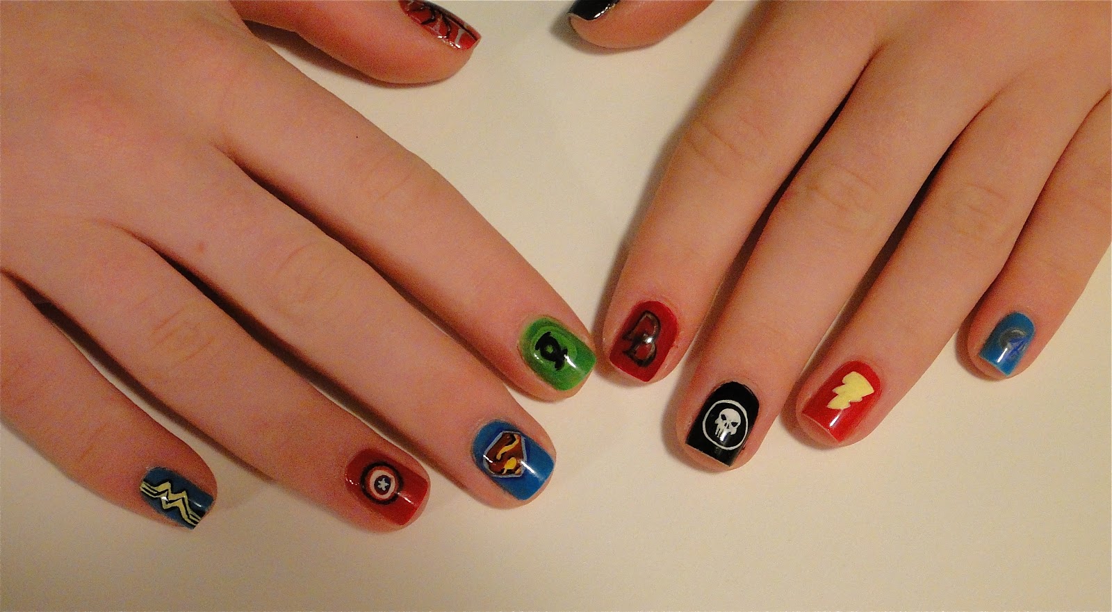WeeklyWackyNails: Superhero Nail Art
