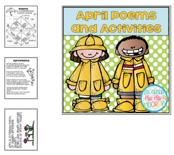 1st Grade Hip Hip Hooray!: April Poetry...read, write, sequence and more!