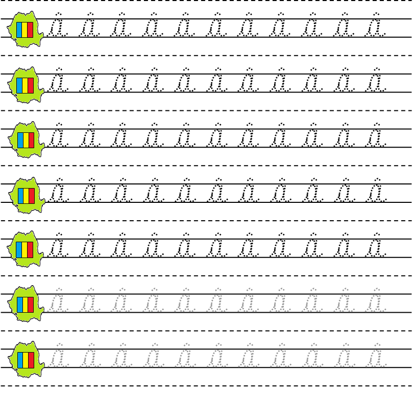 EDUCATIA CONTEAZA : LITERE PUNCTATE DE MANA