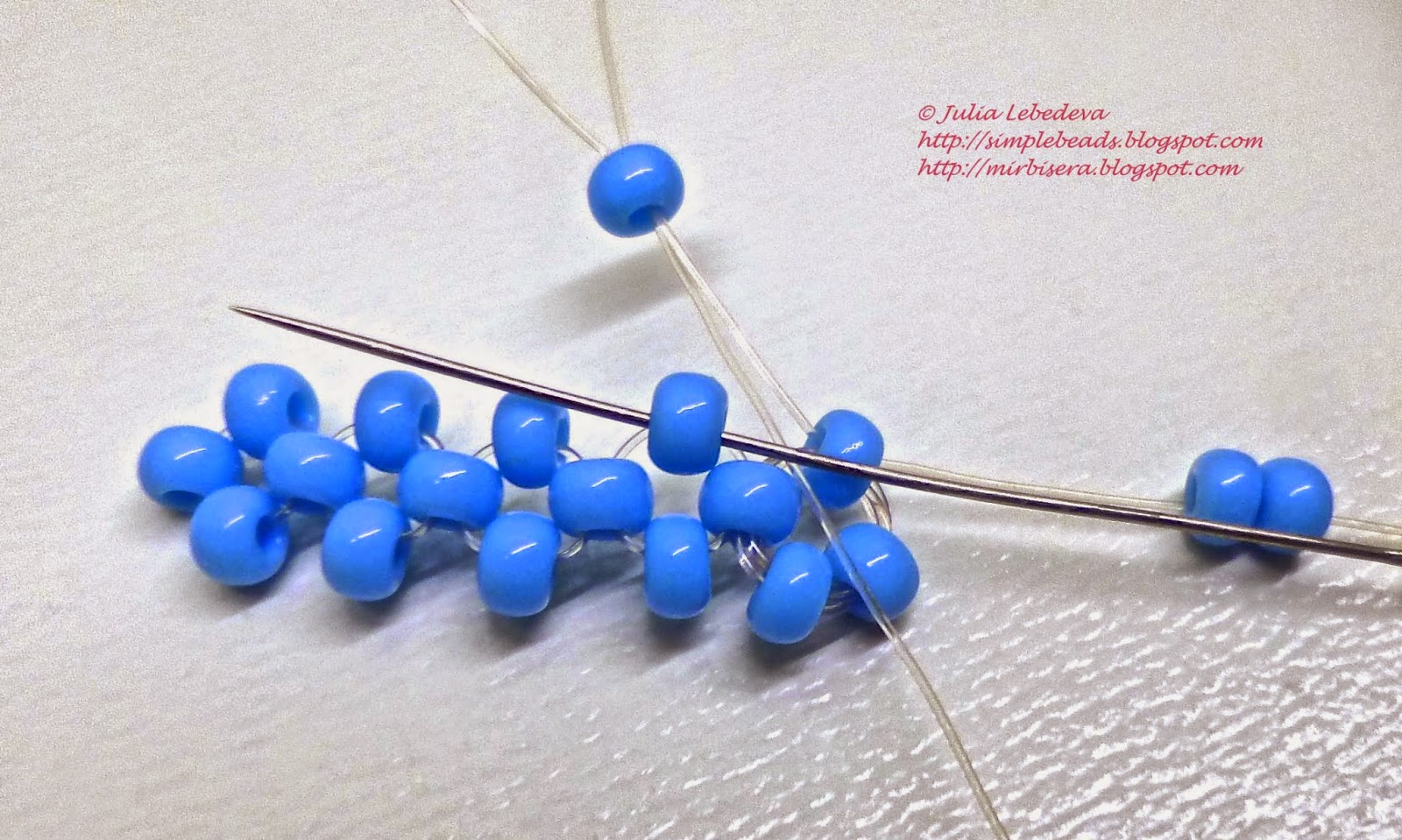 Beading for the very beginners: Basics of Right Angle Weave. Part 1 ...