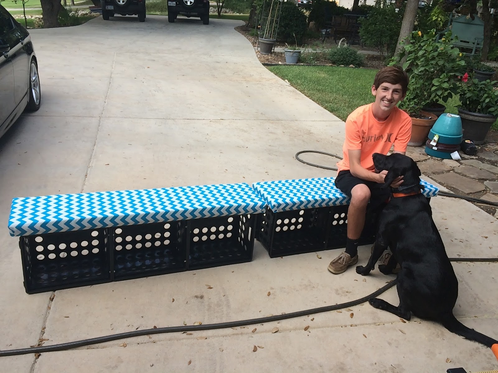 Ketchin' Up With Miss Riley: HOW TO: DIY Crate Benches