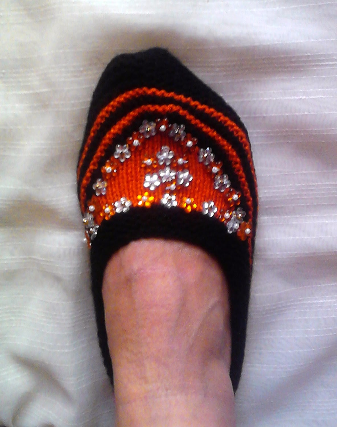 TIĞ İŞLERİ ÖRGÜLER: ÖRME PATİK ÇETİK MODELİ