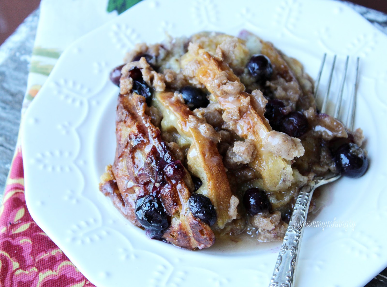 MIH Recipe Blog: Overnight Blueberry Waffle Bake