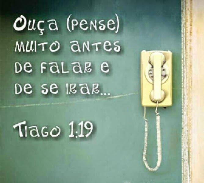 A arte de Ouvir - Tiago 1:19