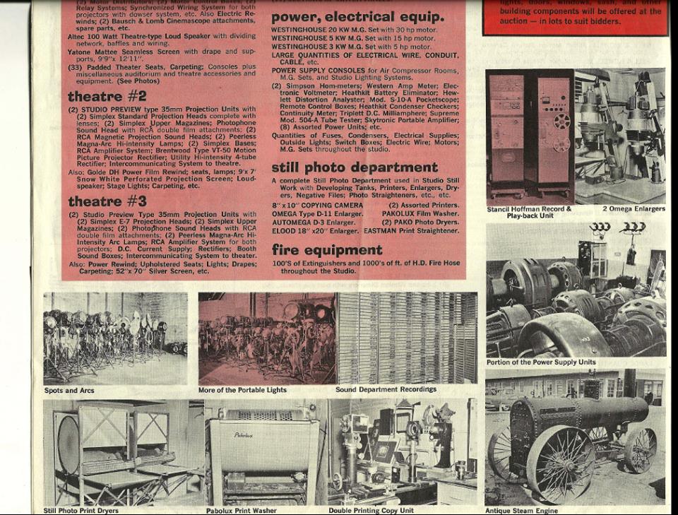 Thelma Todd: The Hal Roach Studios 1963 Auction Circular