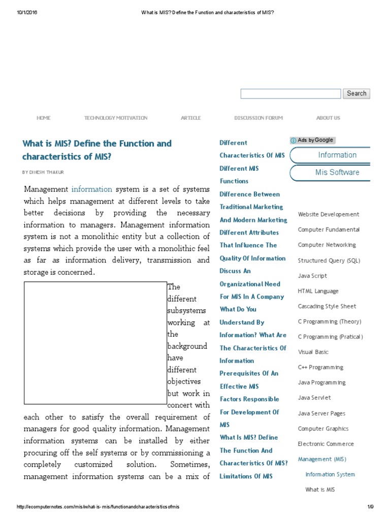 Characteristics Of Mis Scribd India characteristics-of-mis-scribd-india