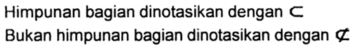 Matematika Tentang Himpunan Kosong dan Himpunan Bagian+Contoh - Sekolah ...