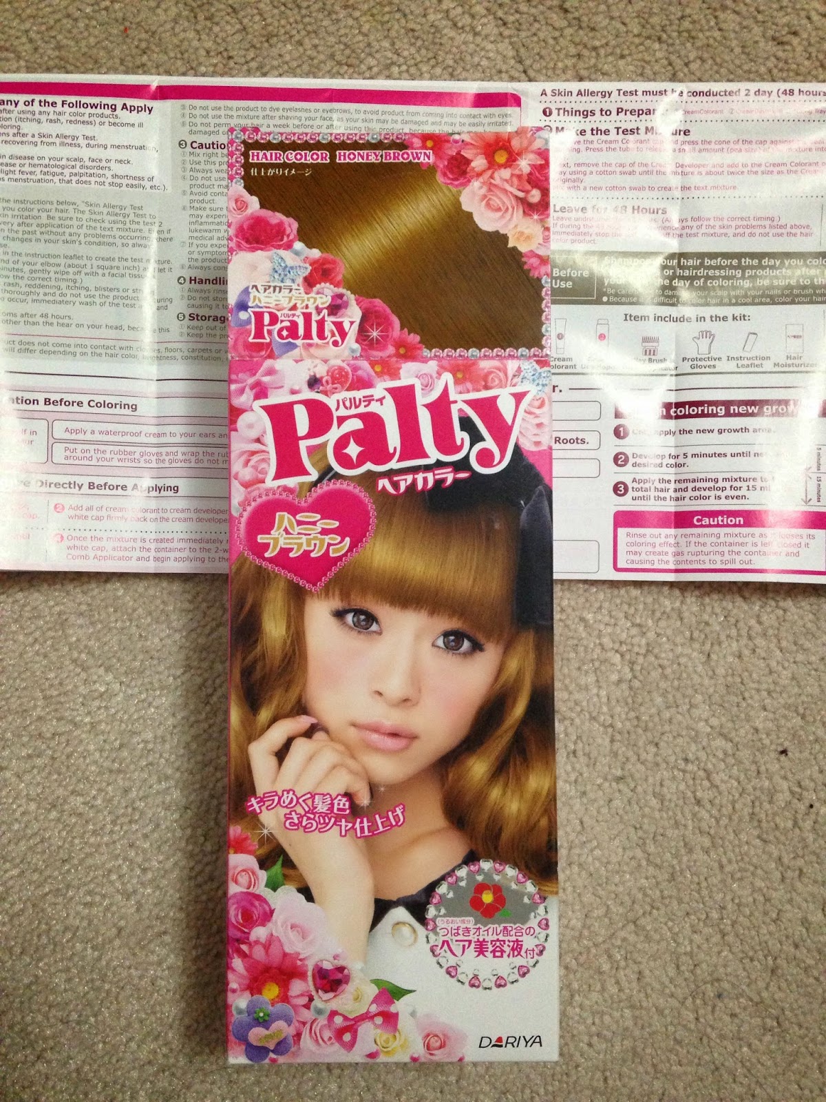 EnDee: Palty Hair Dye in Honey Brown Review and How To