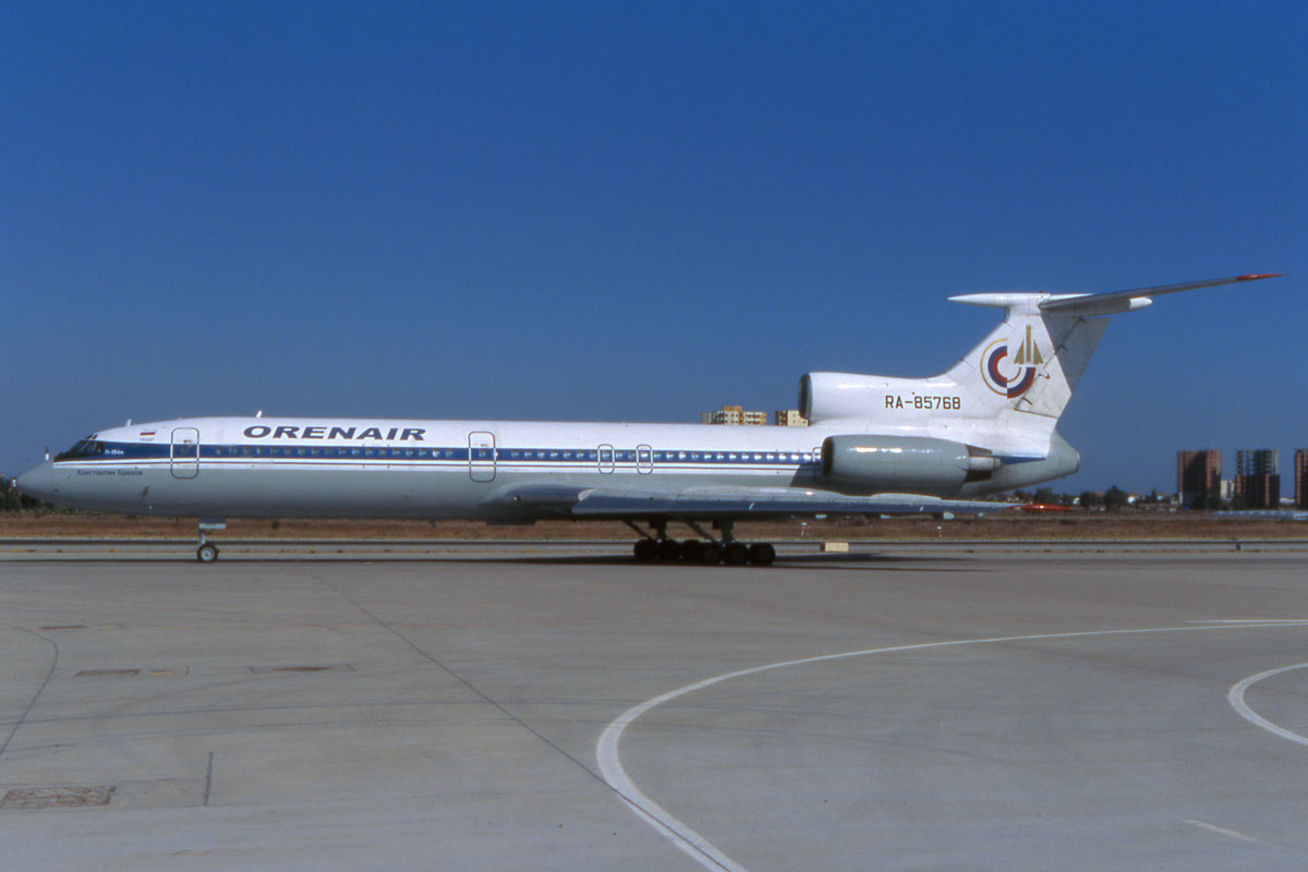 Colors of Tupolev TU154-Jets: Orenair TU5 RA-85768