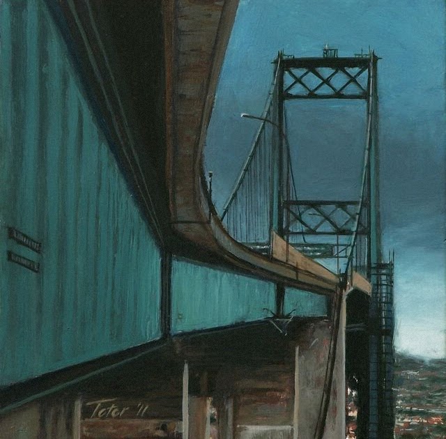 Avid Art: Vincent Thomas Bridge at 6 x 6
