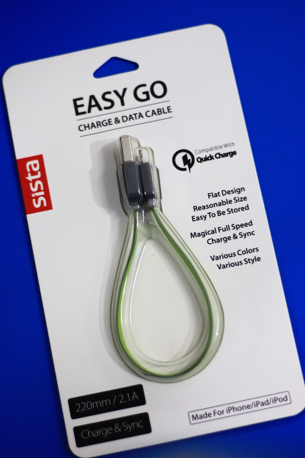 Charge Wayar USB Berkualiti Dari SISTA Malaysia | Cerita Budak Sepet