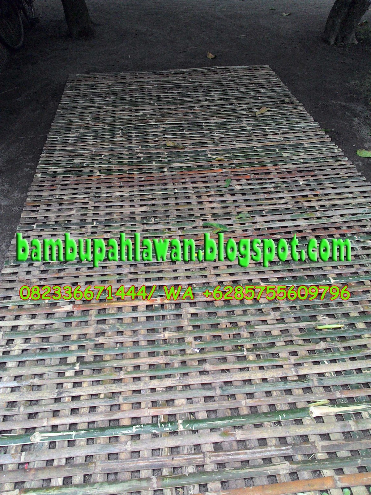 BAMBU PAHLAWAN: jual sesek gedek surabaya