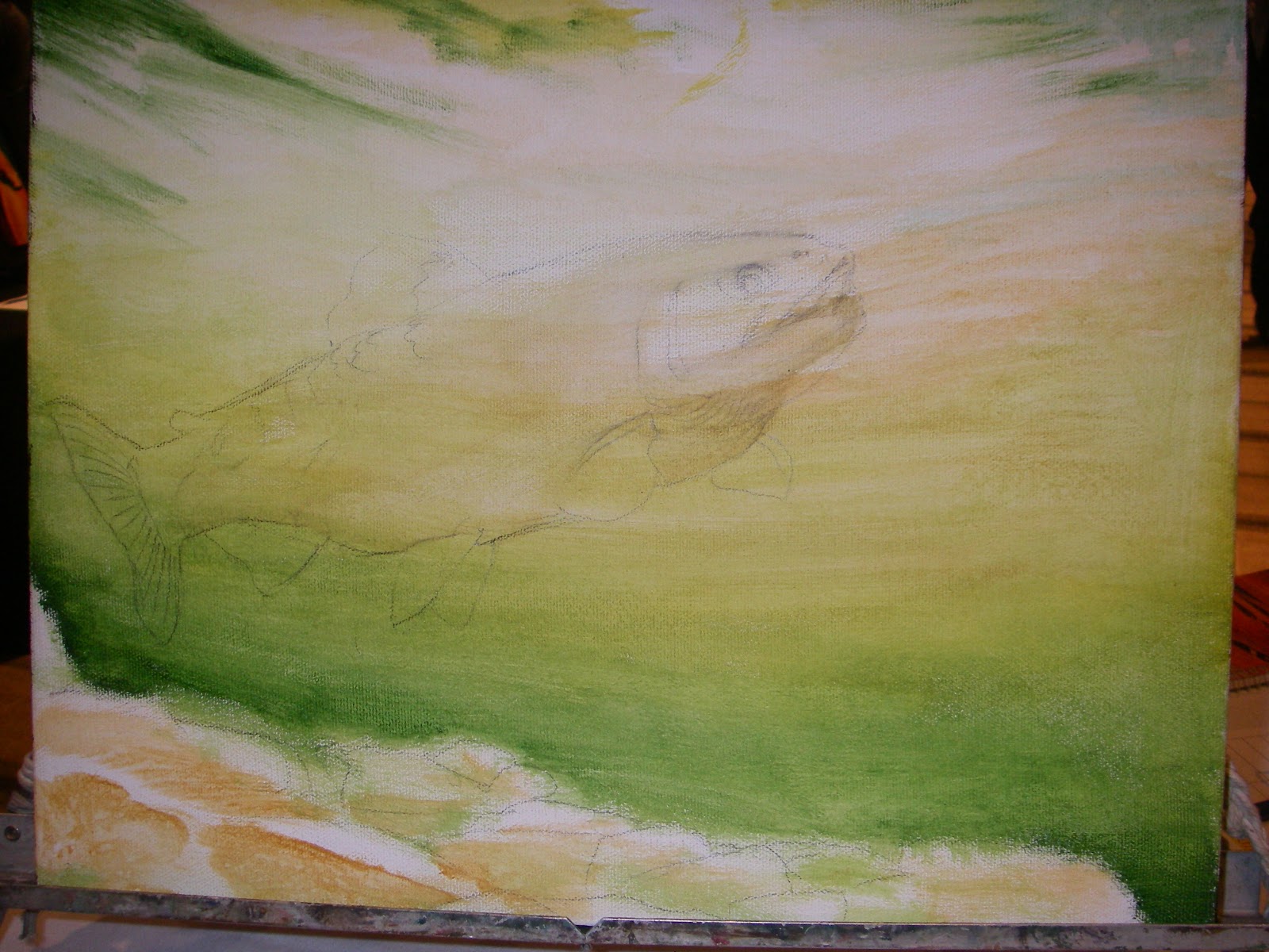 CHARLES WEISS ART: Trout Unlimited Canada Acrylic Painting Donation