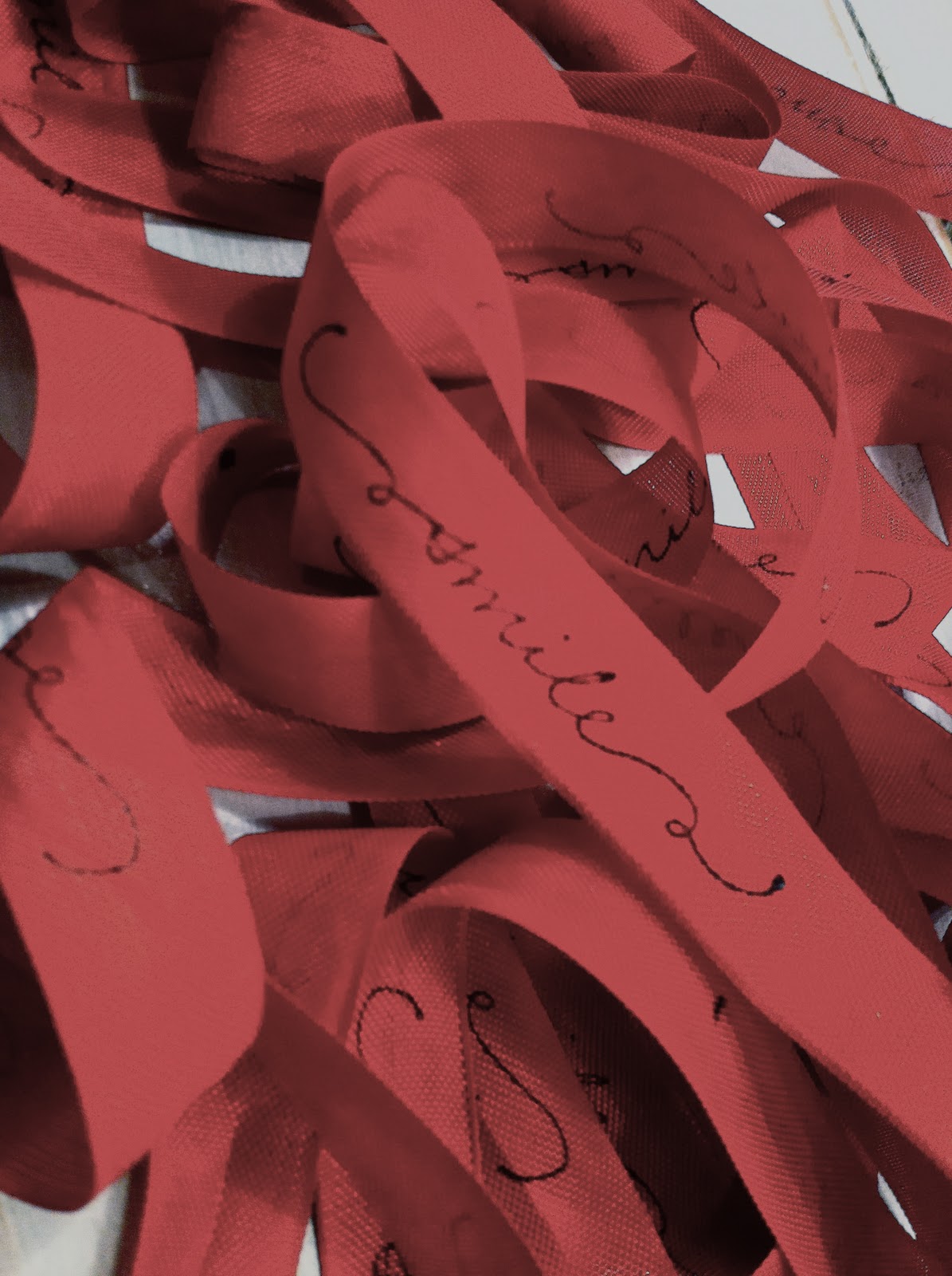 You Could Make That: VINTAGE PRINTED RIBBON TUTORIAL AND A GIVEAWAY!