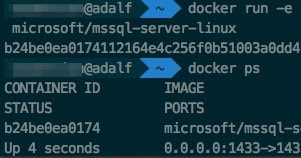 adalf的小技巧: [Docker]測試Microsoft SQL Server vNext