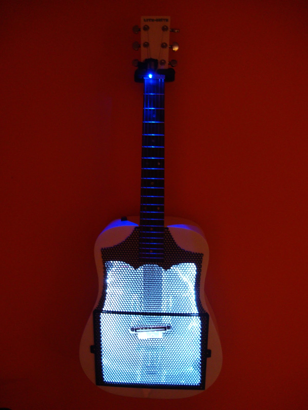 TRAVIS STEVENS GUITARS: Lite Brite Acoustic Electric Guitar