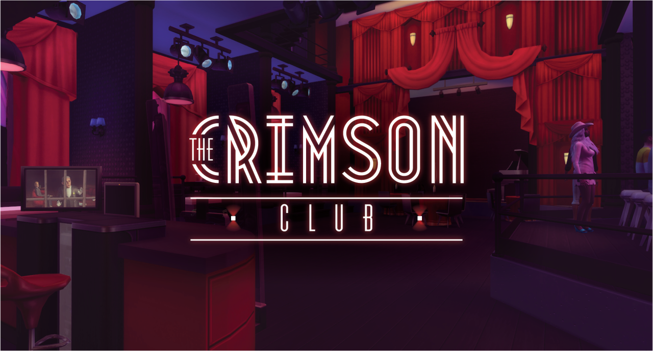 The Crimson Club by Simsza | Sims 4 Mods :: Modding And Custom Conntents