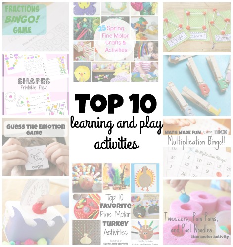 Top 10 Homeschool Learning and Play Activities | School Time Snippets