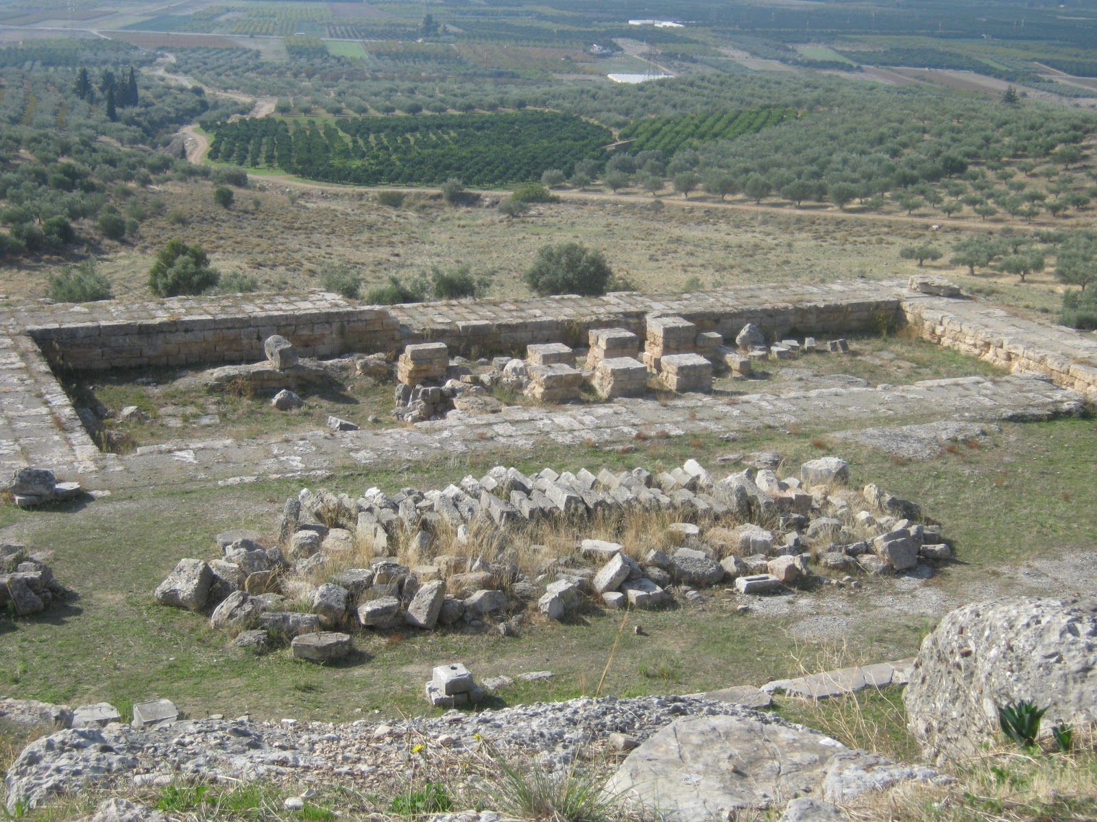 Adventures in Greece: Trip 4 Day 2 (November 10): Tiryns, Argive ...