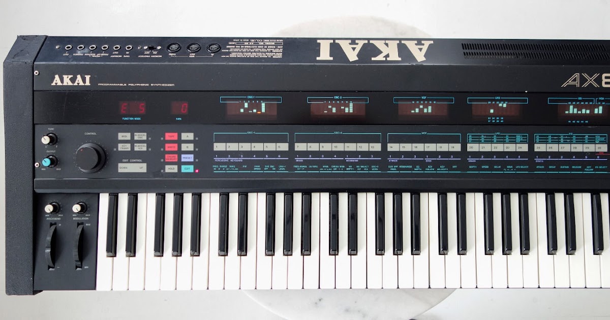 MATRIXSYNTH: AKAI AX 80 Analog Synth