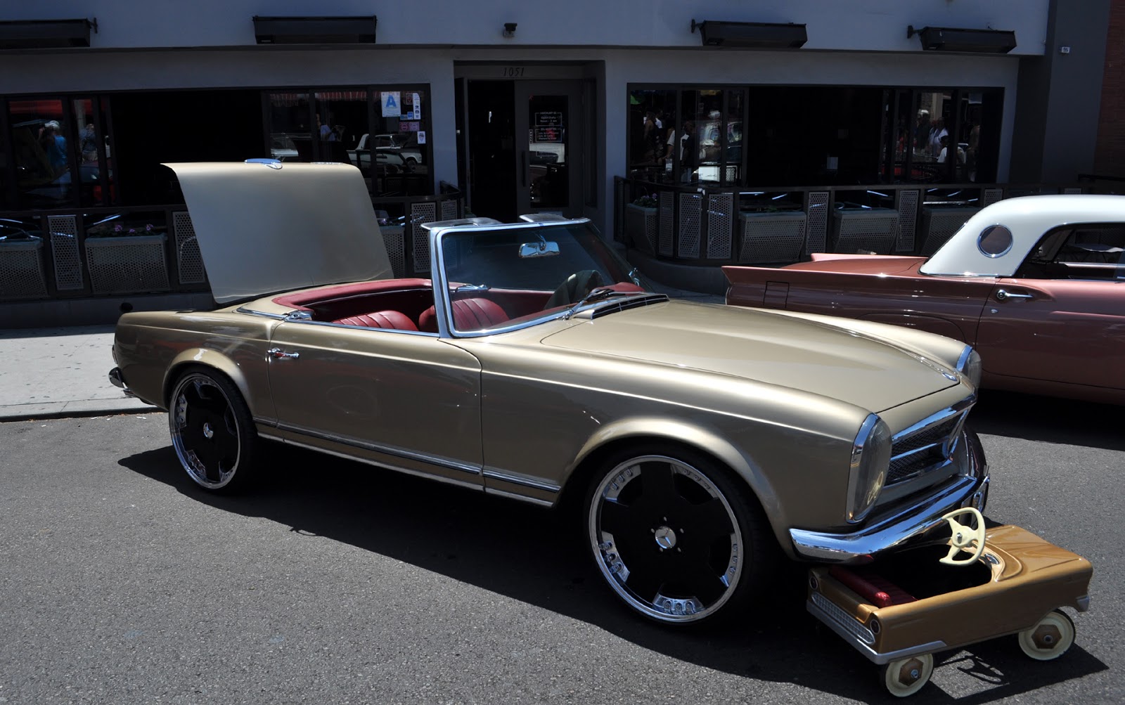 Just A Car Guy: craziest Mercedes I've seen in a long time