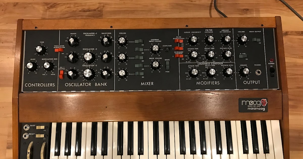 MATRIXSYNTH: 1971 - 1982 Moog Minimoog Model D