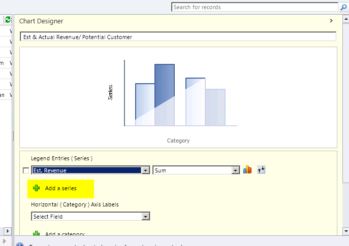 cRm Musings: 2 Series Chart with CRM 2011