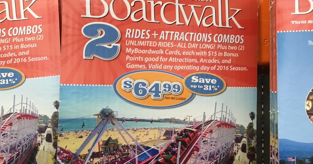 Santa Cruz Beach Boardwalk 2 Rides + 2 Attractions Combo Pack (2016 ...