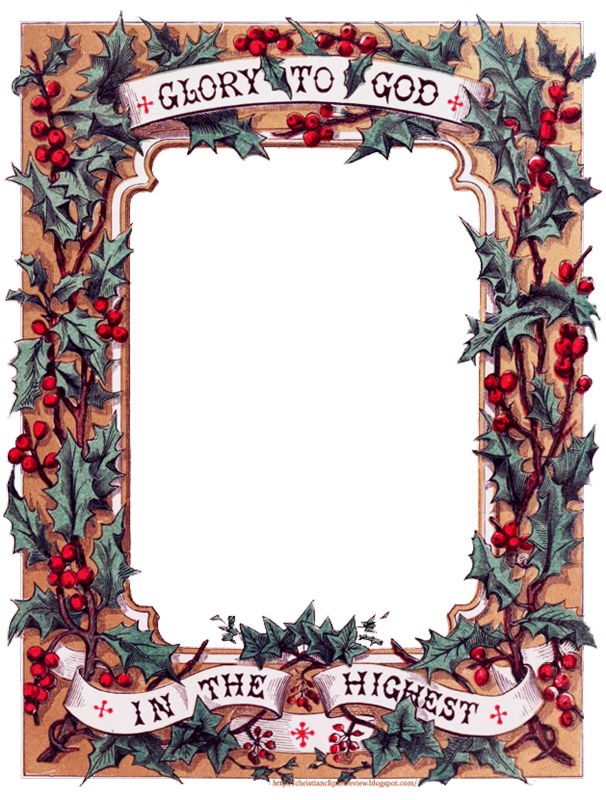 "Glory To God In The Highest" frame | Christian Clip Art Review