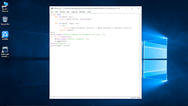 Programs of Python Based on Class and Objects