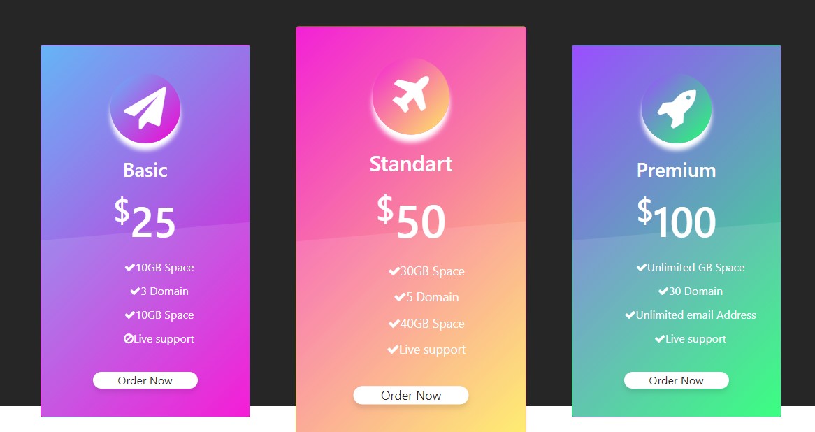 Membuat menu price dengan HTML & CSS