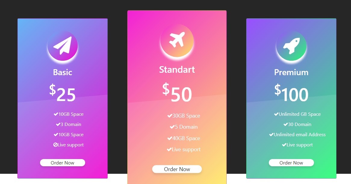Membuat menu price dengan HTML & CSS