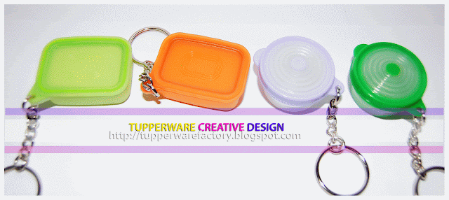 TUPPERWARE CREATIVE DESIGN: TUPPERWARE KEYCHAINS AND MAGNETS