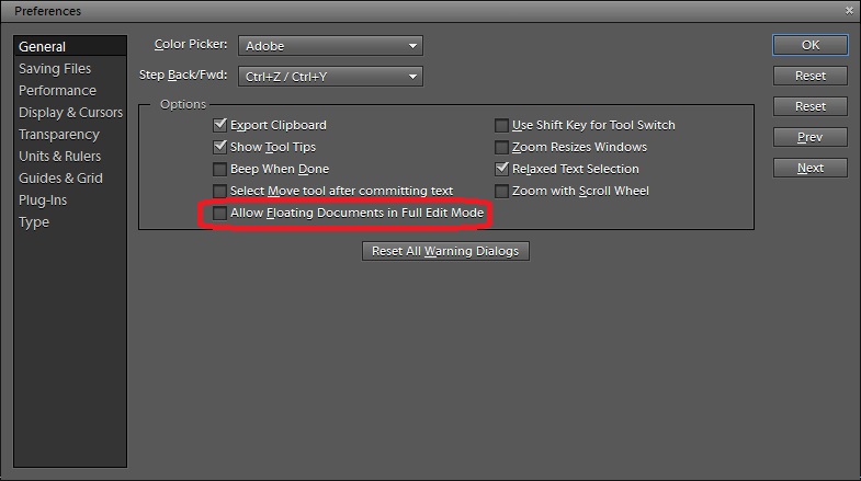 How to Allow Floating Documents/Files/Windows in Full Edit Mode of ...