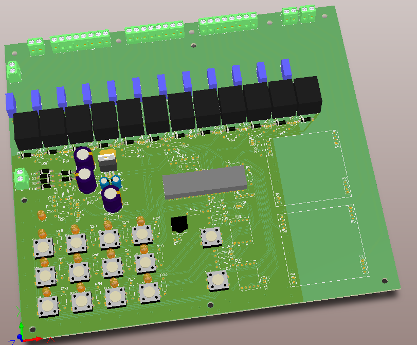 Embedded Engineering : 12 Channel Relay + 2 Channel Dimmer control by ...