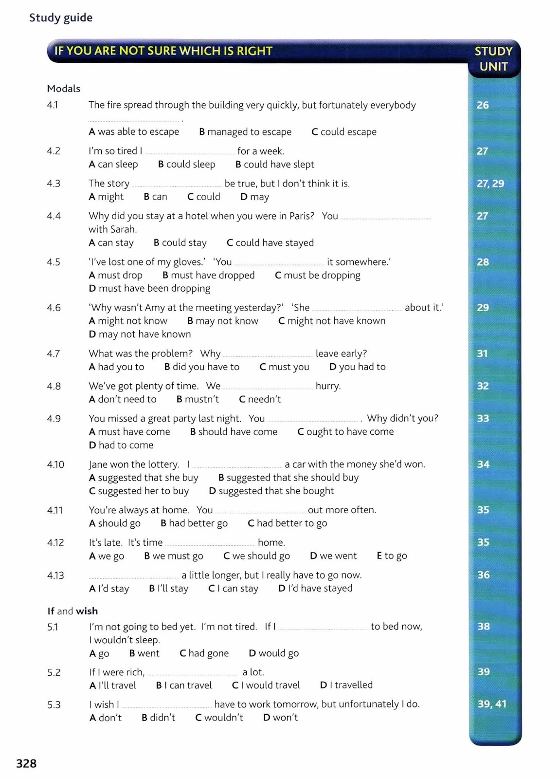 Study guide - English Grammar in Use