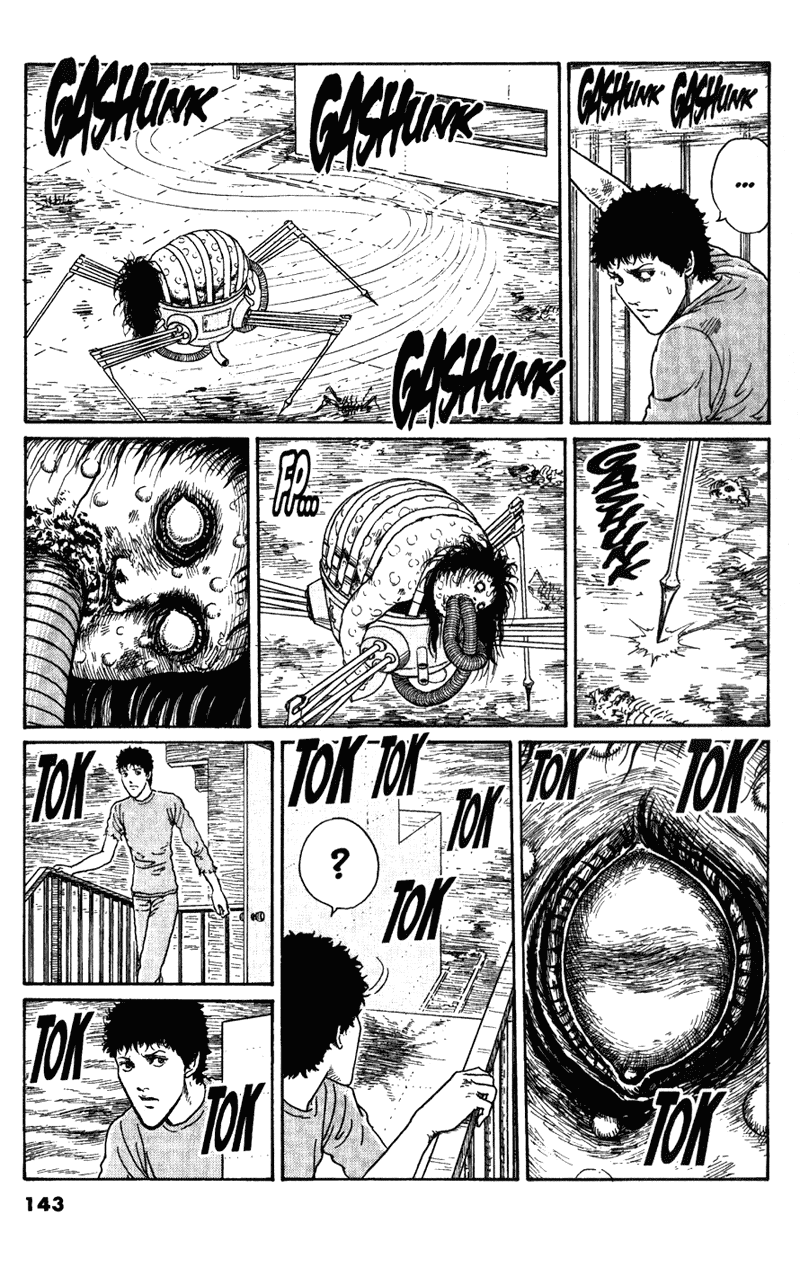 Arquivo Junji Ito: Gyo - Chapter 18 - The Death-Stench Air Raid
